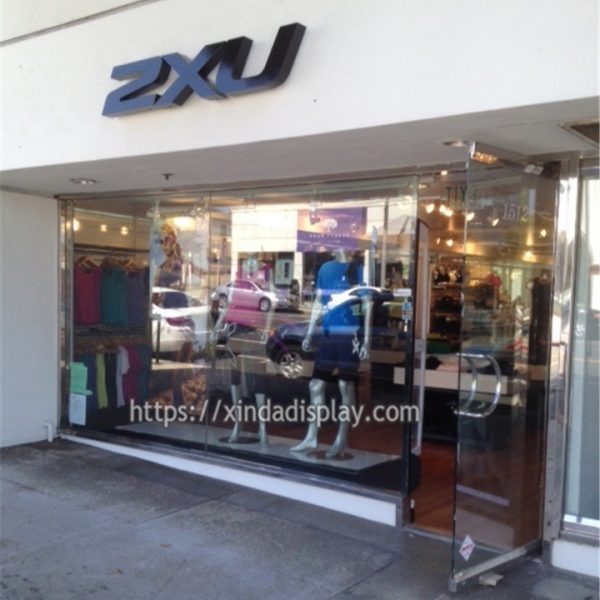 Custom Activewear Shop Interior Design Display Gym Sports Shop ...