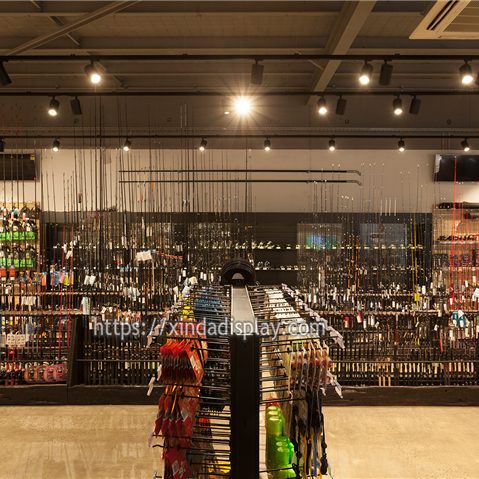 Custom Fishing Poles Bait and Tackle Shop Design Fishing Shop Fittings ...
