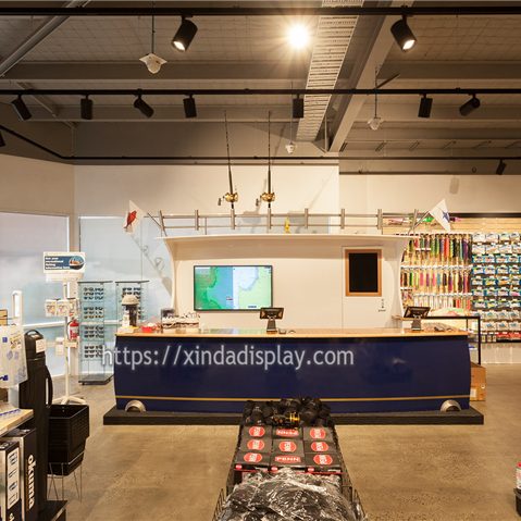 Custom Fishing Poles Bait and Tackle Shop Design Fishing Shop Fittings ...