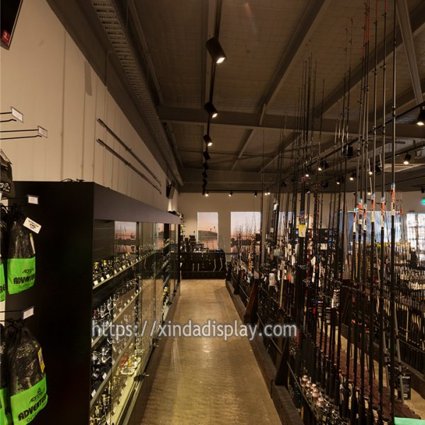 Custom Fishing Poles Bait and Tackle Shop Design Fishing Shop Fittings ...