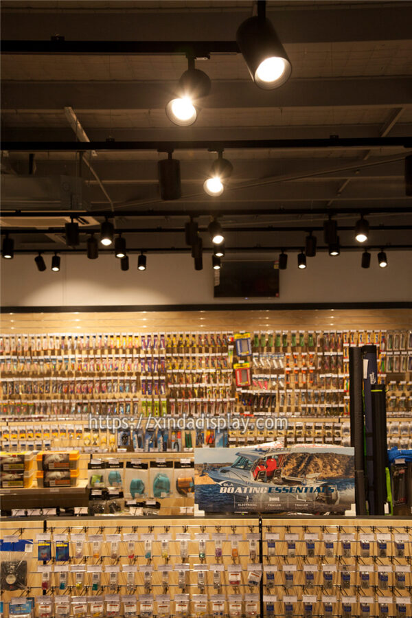 Custom Fishing Poles Bait and Tackle Shop Design Fishing Shop Fittings ...