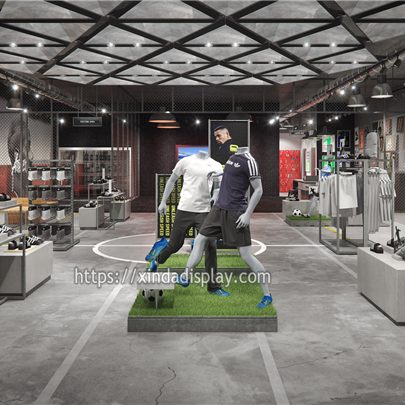Custom Football Shop Design Football Shop Fittings Manufacturing ...