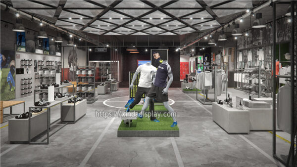 Custom Football Shop Design Football Shop Fittings Manufacturing ...