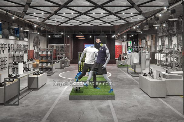 Custom Football Shop Design Football Shop Fittings Manufacturing ...