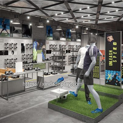 Custom Football Shop Design Football Shop Fittings Manufacturing ...