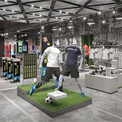 Custom Football Shop Design Football Shop Fittings Manufacturing ...