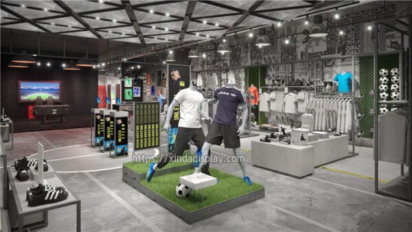 Custom Football Shop Design Football Shop Fittings Manufacturing ...