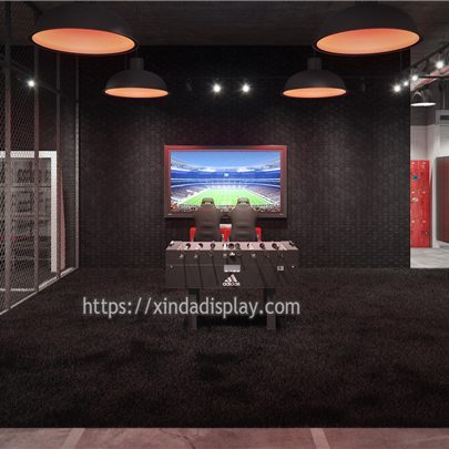 Custom Football Shop Design Football Shop Fittings Manufacturing ...
