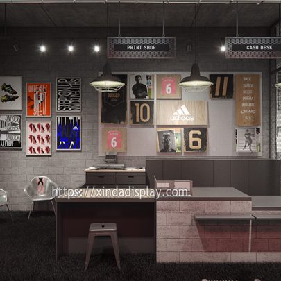 Custom Football Shop Design Football Shop Fittings Manufacturing ...