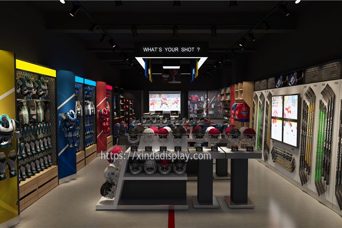 Retail Sports Shop Design Sportswear Store Display Sport Shop Interior ...