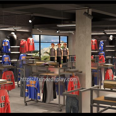 Custom Retail Shop Display Sport Products Fittings Sports Store ...
