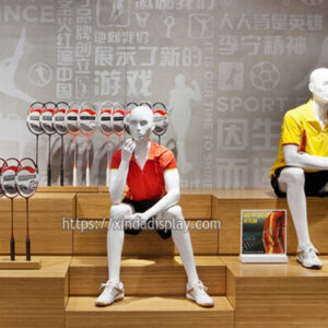 Modern Badminton Shop Display Fixture Retail Badminton Shoes Sport ...
