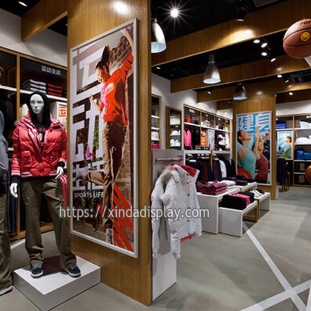 Modern Badminton Shop Display Fixture Retail Badminton Shoes Sport ...