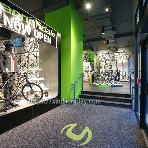 Modern Bicycle Shop Display Fixture Retail Bike Store Interior Design ...