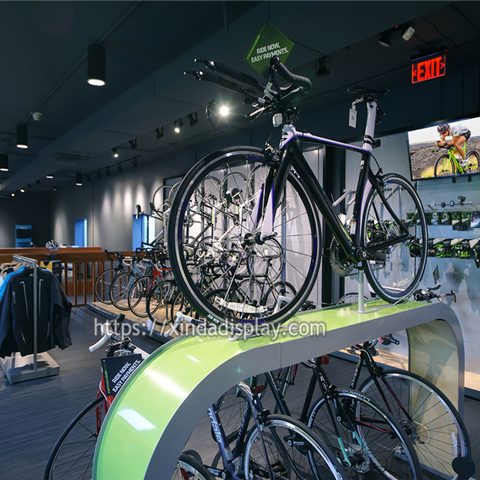 Modern Bicycle Shop Display Fixture Retail Bike Store Interior Design ...