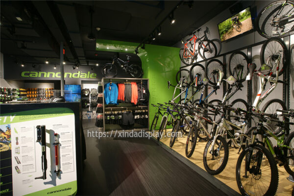 Modern Bicycle Shop Display Fixture Retail Bike Store Interior Design ...