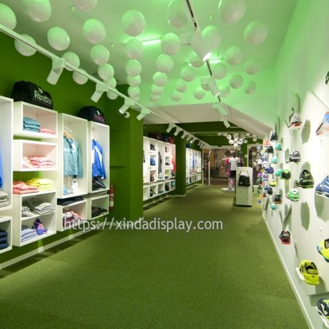Modern Football Shop Display Fixture Retail Football Store Interior ...
