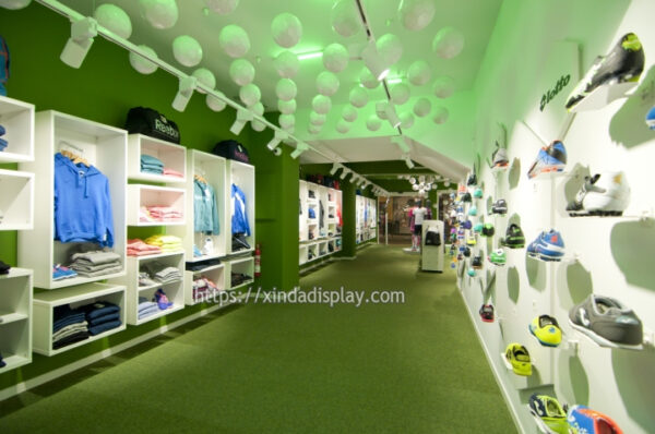 Modern Football Shop Display Fixture Retail Football Store Interior ...
