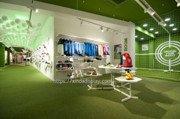 Modern Football Shop Display Fixture Retail Football Store Interior ...