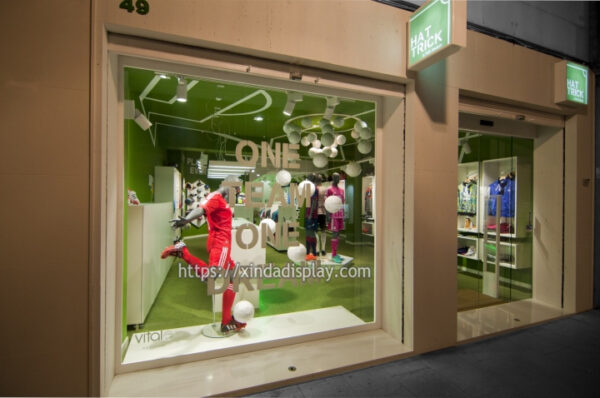 Modern Football Shop Display Fixture Retail Football Store Interior ...