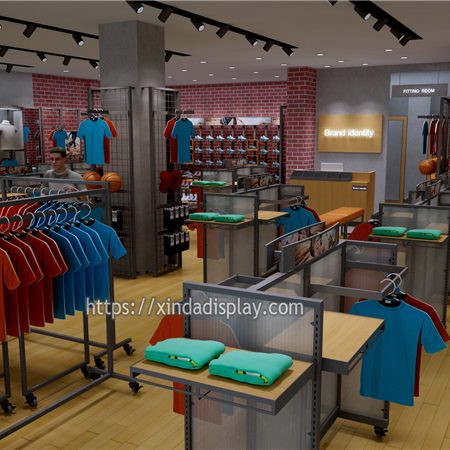 Modern Gym Store Equipment Display Fixture Retail Bodybuilding Store ...