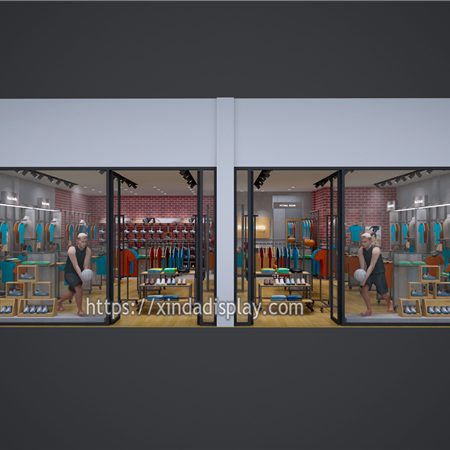 Modern Gym Store Equipment Display Fixture Retail Bodybuilding Store ...