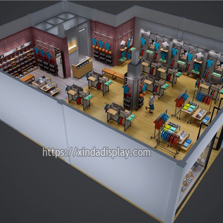 Modern Gym Store Equipment Display Fixture Retail Bodybuilding Store ...