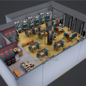 Modern Gym Store Equipment Display Fixture Retail Bodybuilding Store ...