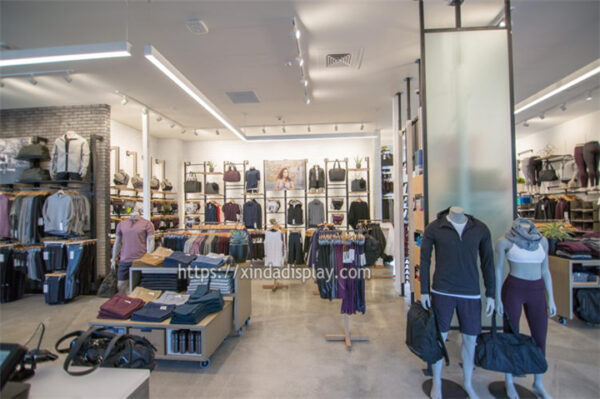 Modern Jogging Shop Yoga Mat Display Retail Yoga Store Interior Design ...