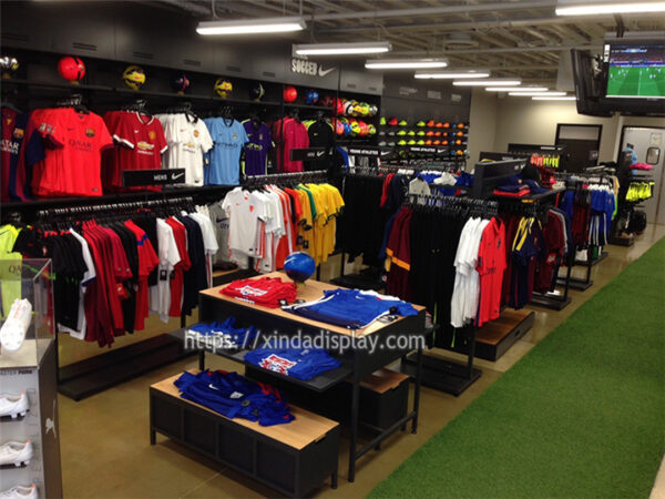 Modern Soccer Shop Display Fixture Retail Soccer Store Interior Design ...