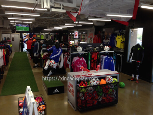 Modern Soccer Shop Display Fixture Retail Soccer Store Interior Design ...