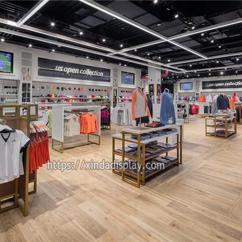 Modern Tennis Racket Shop Display Fixture Retail Tennis Store Interior ...