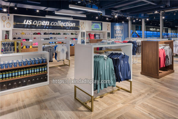 Modern Tennis Racket Shop Display Fixture Retail Tennis Store Interior ...