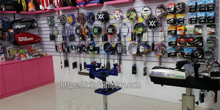 Retail Badminton Store Display Furniture Badminton Accessories Shop ...