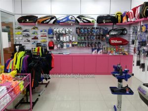 Retail Badminton Store Display Furniture Badminton Accessories Shop ...