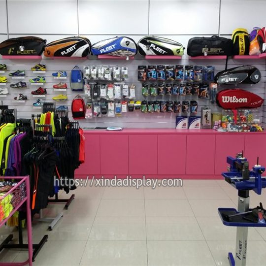 Retail Badminton Store Display Furniture Badminton Accessories Shop ...