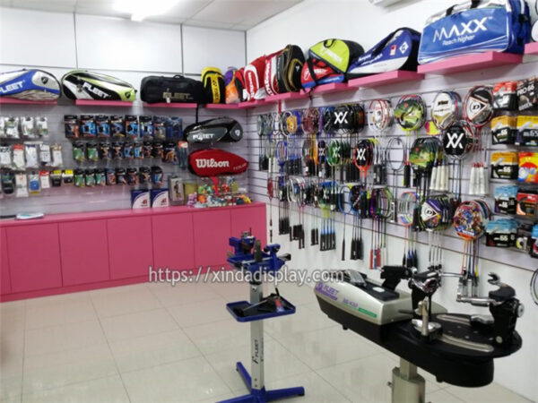 Retail Badminton Store Display Furniture Badminton Accessories Shop ...