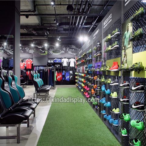 Retail Football Store Display Furniture Football Shop Decoration Ideas ...