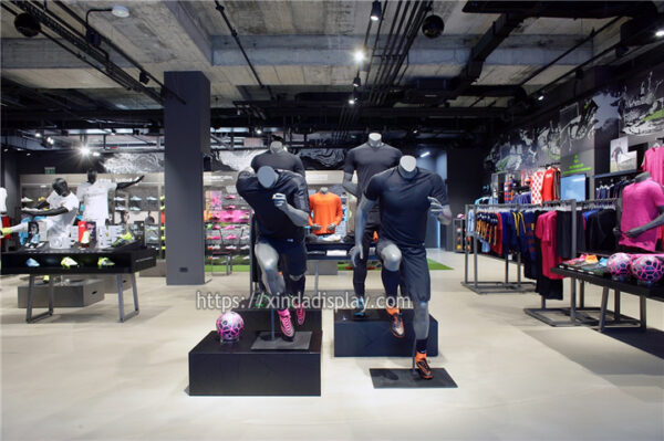 Retail Football Store Display Furniture Football Shop Decoration Ideas ...