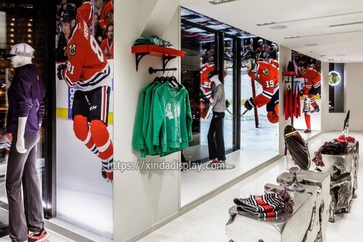 Retail Football Store Display Furniture Football Shop Decoration Ideas ...