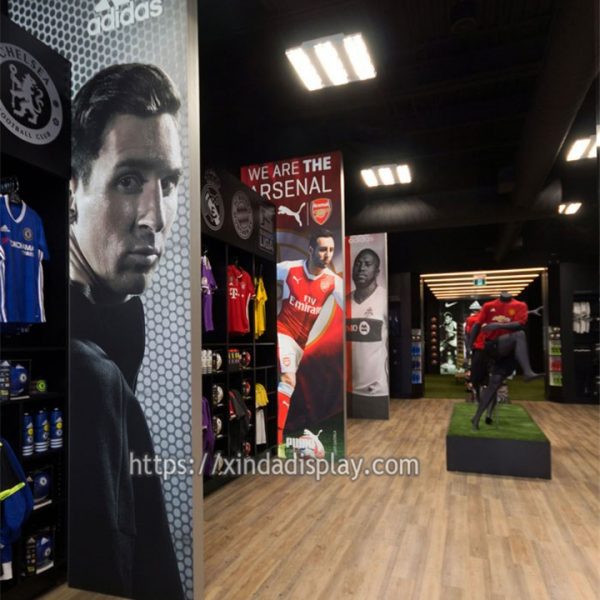 Retail Soccer Store Display Furniture Soccer Shop Decoration Ideas ...