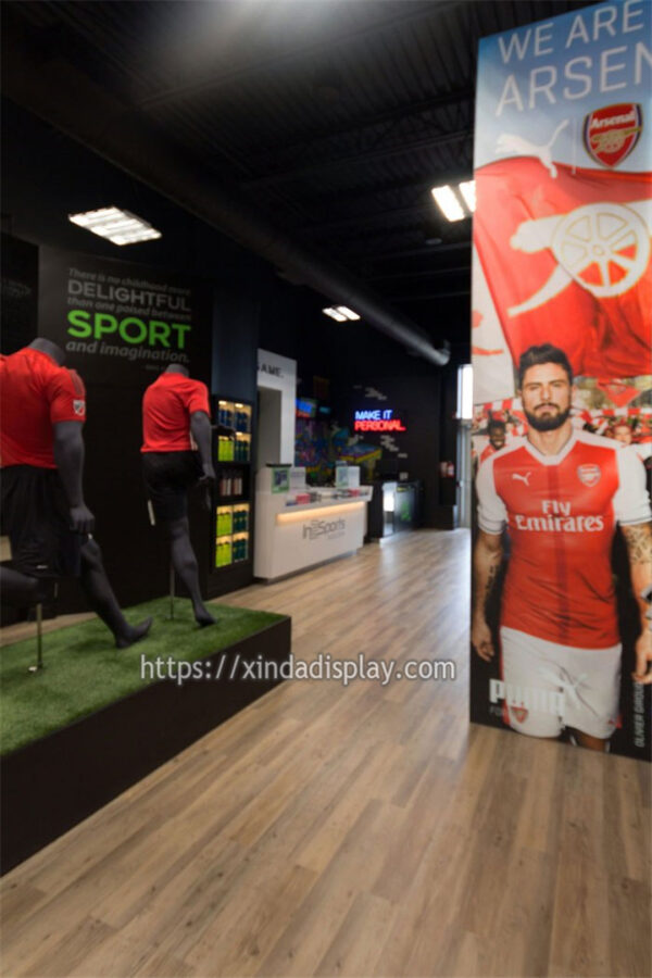 Retail Soccer Store Display Furniture Soccer Shop Decoration Ideas ...