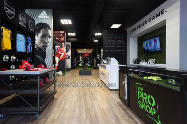 Retail Soccer Store Display Furniture Soccer Shop Decoration Ideas ...