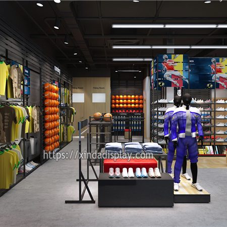 Retail Sports Shop Design Sportswear Store Display Sport Shop Interior ...