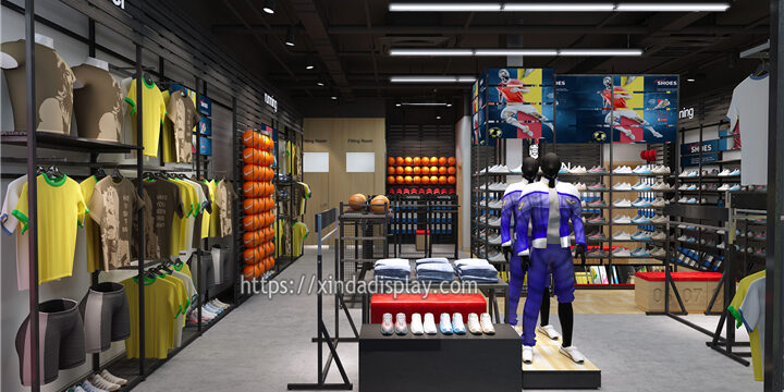 Retail Sports Shop Design Sportswear Store Display Sport Shop Interior ...