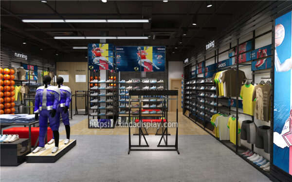 Retail Sports Shop Design Sportswear Store Display Sport Shop Interior ...