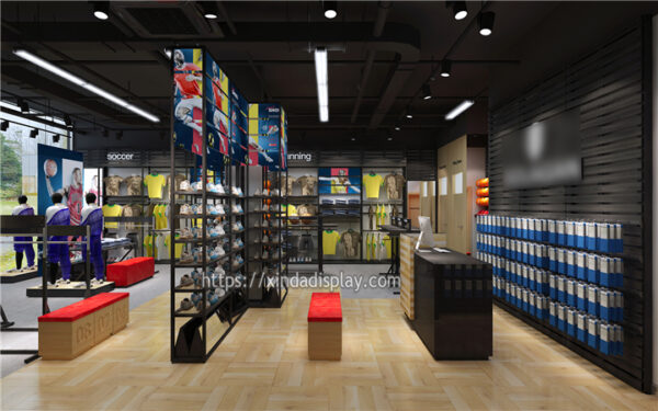 Retail Sports Shop Design Sportswear Store Display Sport Shop Interior ...