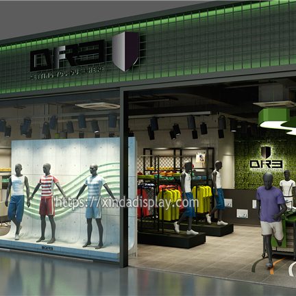 Sport Shop Design Retail Store Display Sportwear Store Design - Retail ...