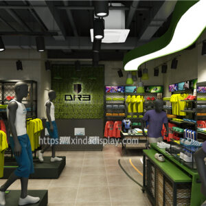 Sport Shop Design Retail Store Display Sportwear Store Design - Retail ...