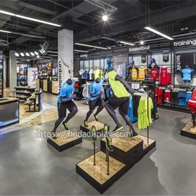 Tailor Made Retail Sports Shop Design Retail Display Store Fixtures ...
